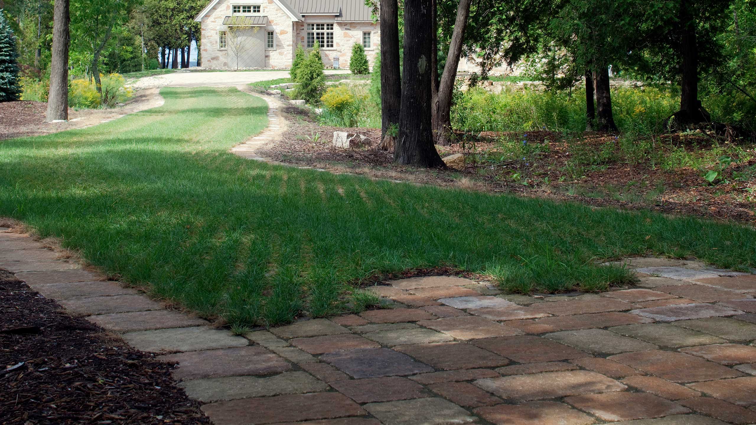The Eco-Friendly Turfstone™ Permeable Pavers at AR Pools, Clarksville, TN
