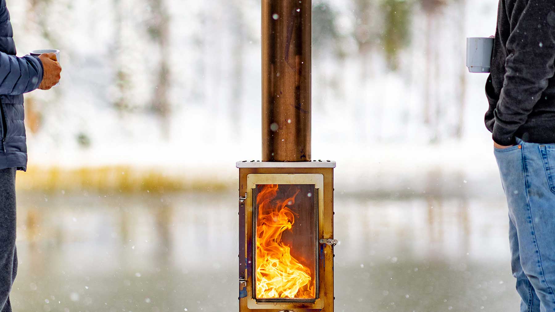 Revere Patio Heater: 90,000 BTU of Elegant Outdoor Heating | AR Pools